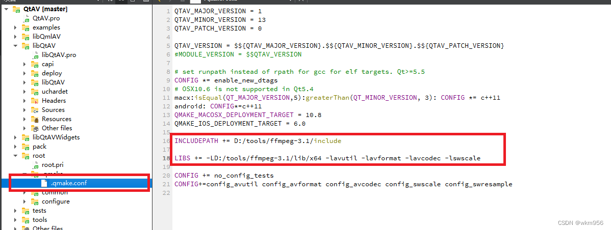 QtAV1.13+Qt5.12.0+MSVC2017+Win11编译与使用_avutil is required-CSDN博客
