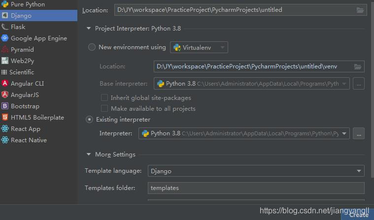 Python Django Pycharm 创建并运行django项目_pycharm 运行django-CSDN博客