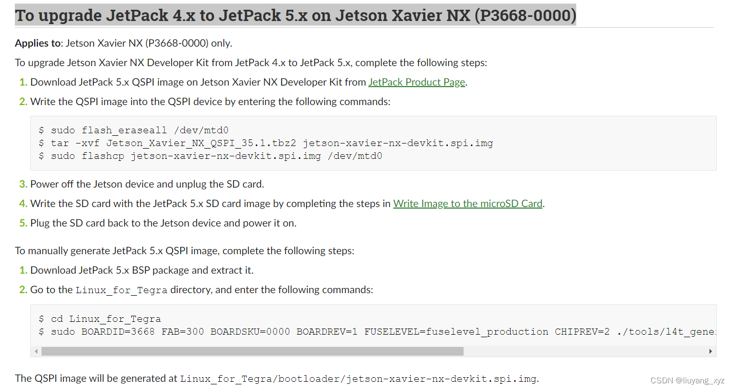 NVIDIA Jetson Xavier NX入门-镜像为jetpack5（1）——镜像烧写_jetson xavier nx jetpack-CSDN博客