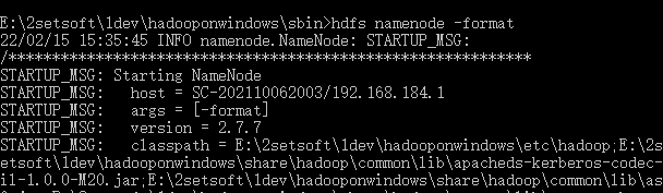 Windows下hadoop环境搭建之NameNode启动报错_error namenode.namenode: failed to ...