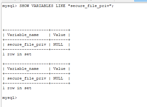 MYSQL导入CSV格式文件数据执行提示错误（ERROR 1290）： The MySQL server is running with the --secure-file-priv ...