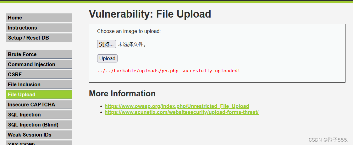 DVWA靶场------File Inclusion（文件包含漏洞）_dvwa file inclusion-CSDN博客
