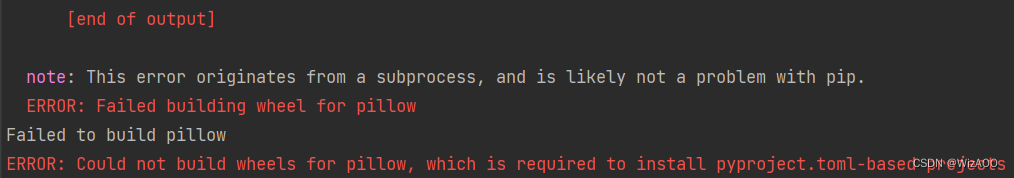 Python无法安装pillow_pillow 9.5.0-CSDN博客
