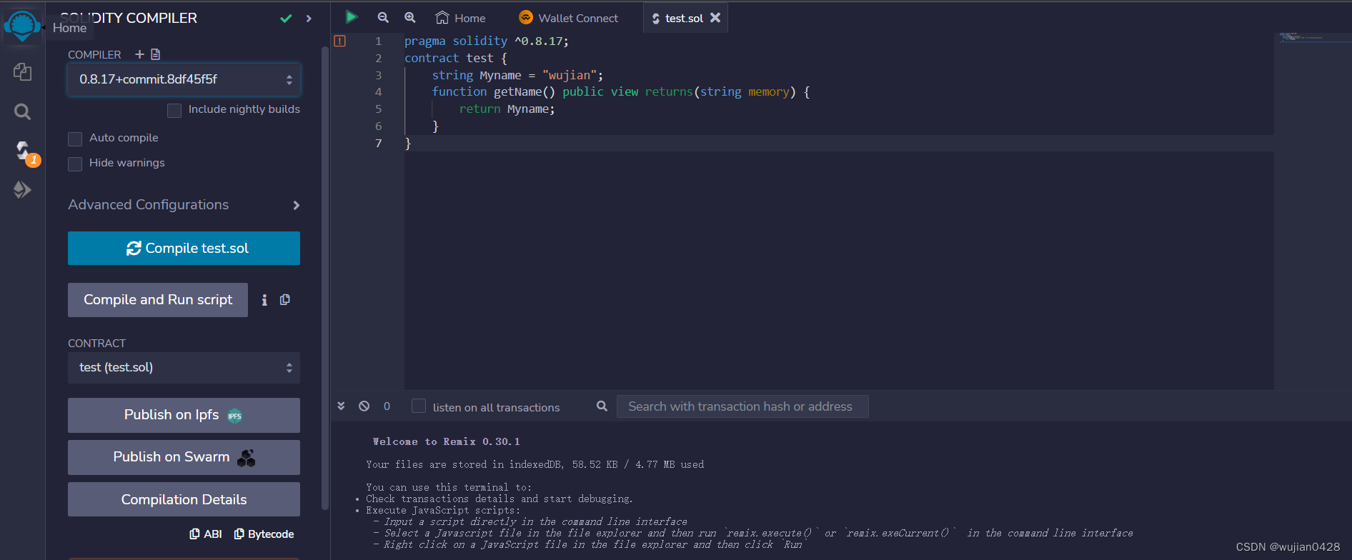 基于Remix+MetaMask部署智能合约_remix和metamask-CSDN博客