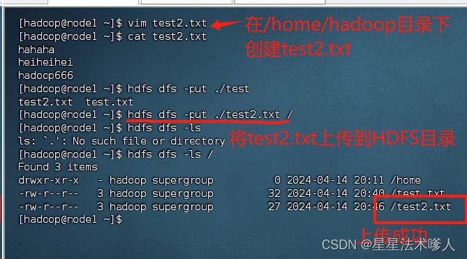 【Hadoop】-HDFS的Shell操作[3]_hdfs rm -rf-CSDN博客