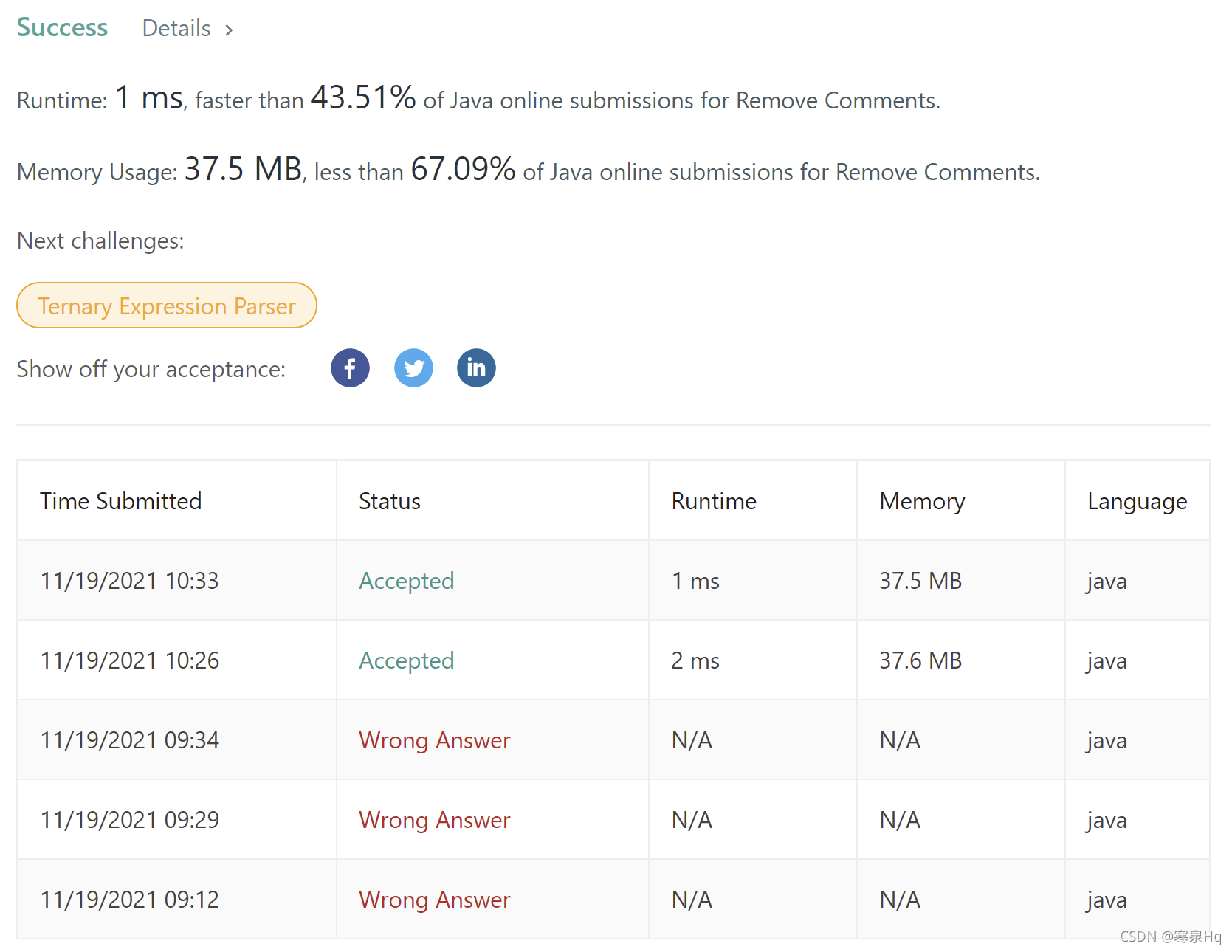leetcode 722. Remove Comments | 722. 删除注释（Java）_删除注释722 java-CSDN博客