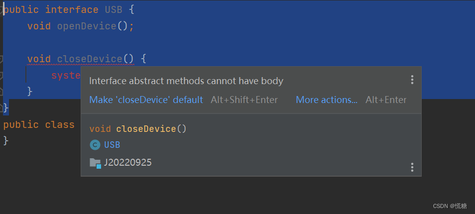 Java篇——抽象类与接口-粗略讲接口（接口是什么，怎么用，接口的几个特性）接口的基本了解_java 抽象接口-CSDN博客