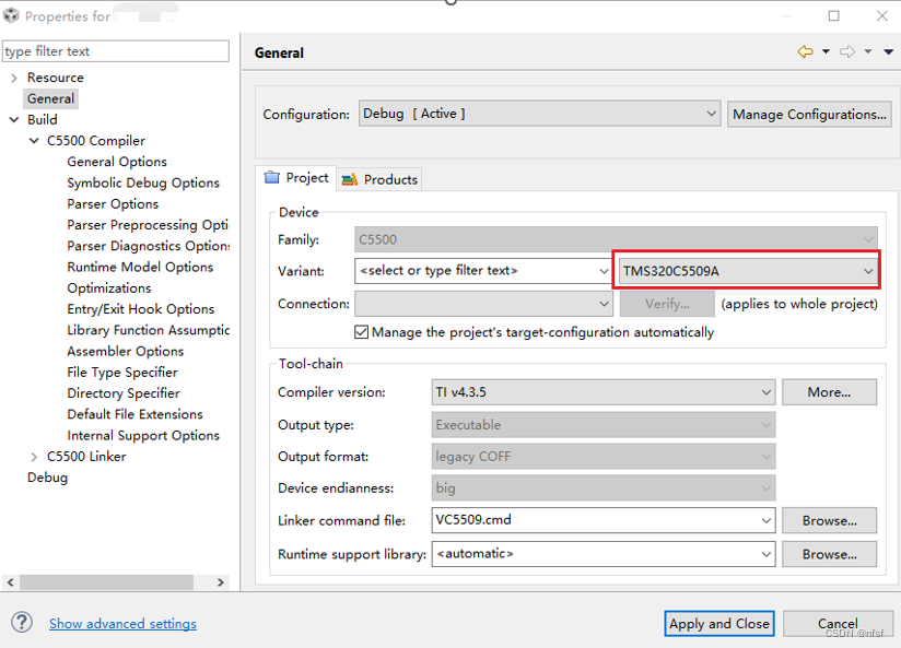 简单记录CCS8安装和工程导入问题_descriptionresourcepathlocationtype this project w-CSDN博客