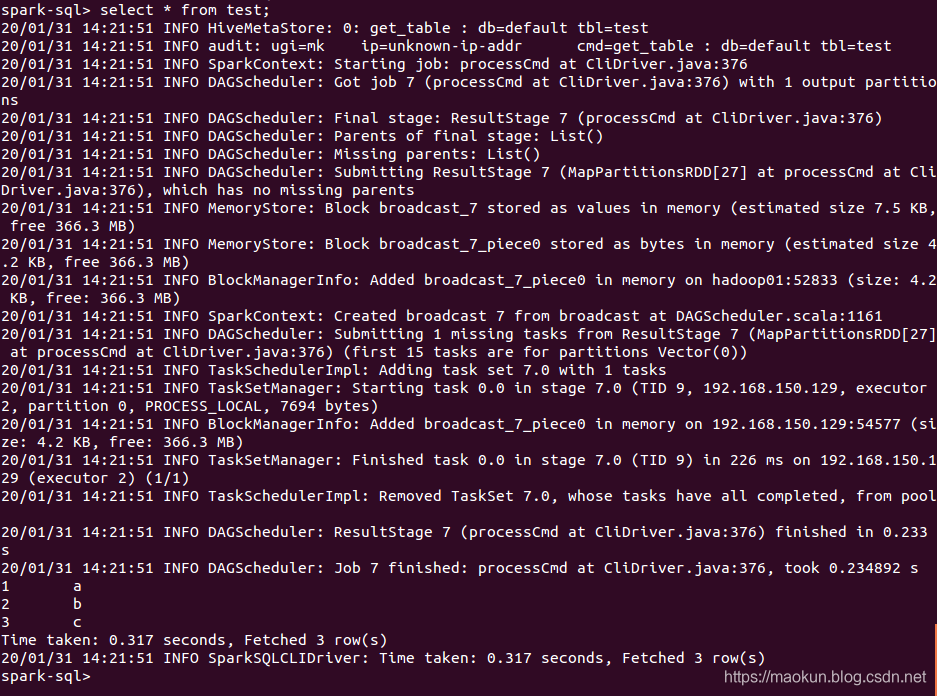 Spark入门（五）Spark SQL shell启动方式(元数据存储在derby)_spark元数据库-CSDN博客
