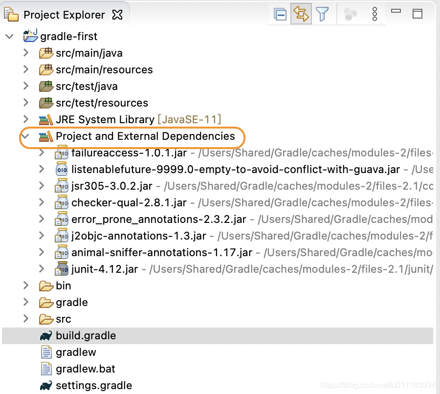 Eclipse配置Gradle_project and external dependencies-CSDN博客
