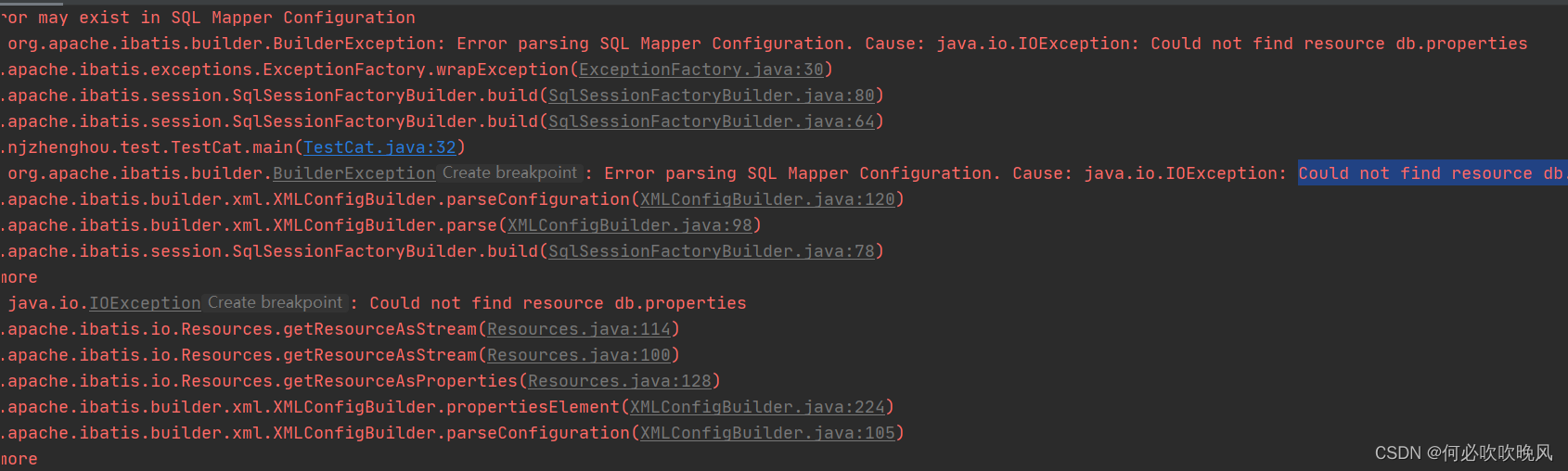 关于db.properties出错的导致的问题_could not find resource classpath*:db.properties-CSDN博客