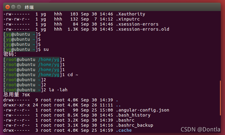 Linux ubuntu 修改终端【普通用户、root用户】命令（命令行）配色（颜色）（命令行自动计数）（/etc/profile）（~/bashrc）（source命令）_ubuntu中 ...
