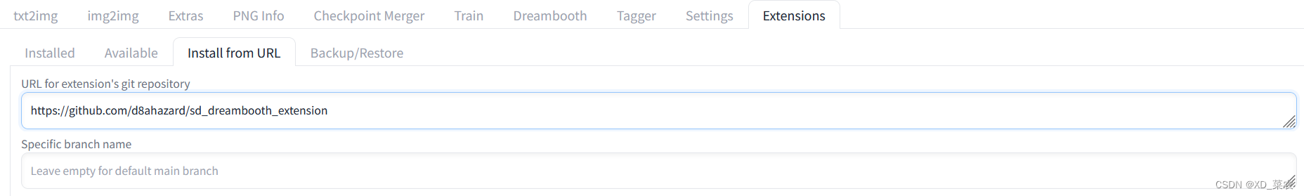 Stable Diffusion XL webui dreambooth插件 Linux安装，训练LoRA（保姆级教程）_linux训练lora-CSDN博客