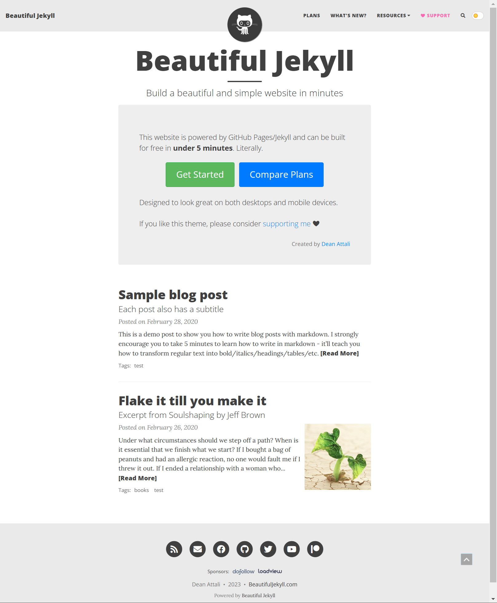 Gitee搭建个人博客（Beautiful Jekyll）-CSDN博客