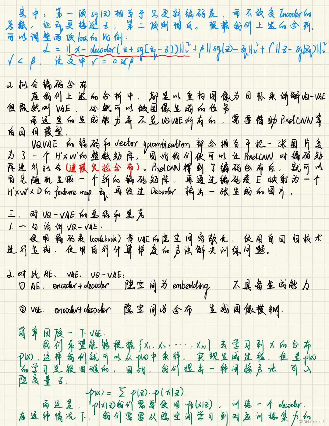 生成式模型——VAE&VQVAE_veq vae模型-CSDN博客
