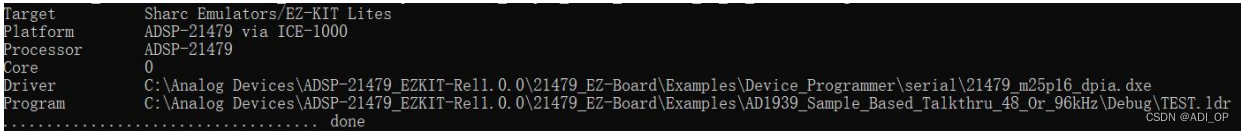 用ADSP-21489开发板教你做音频开发，有手就行（二十二）CCES软件如何来对ADI的SHARC DSP进行Flash的编程和烧写_adsp21569 timer-CSDN博客