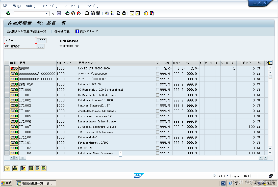 SAP PP学习笔记12 - 评估MRP的运行结果_sap mrp运行-CSDN博客