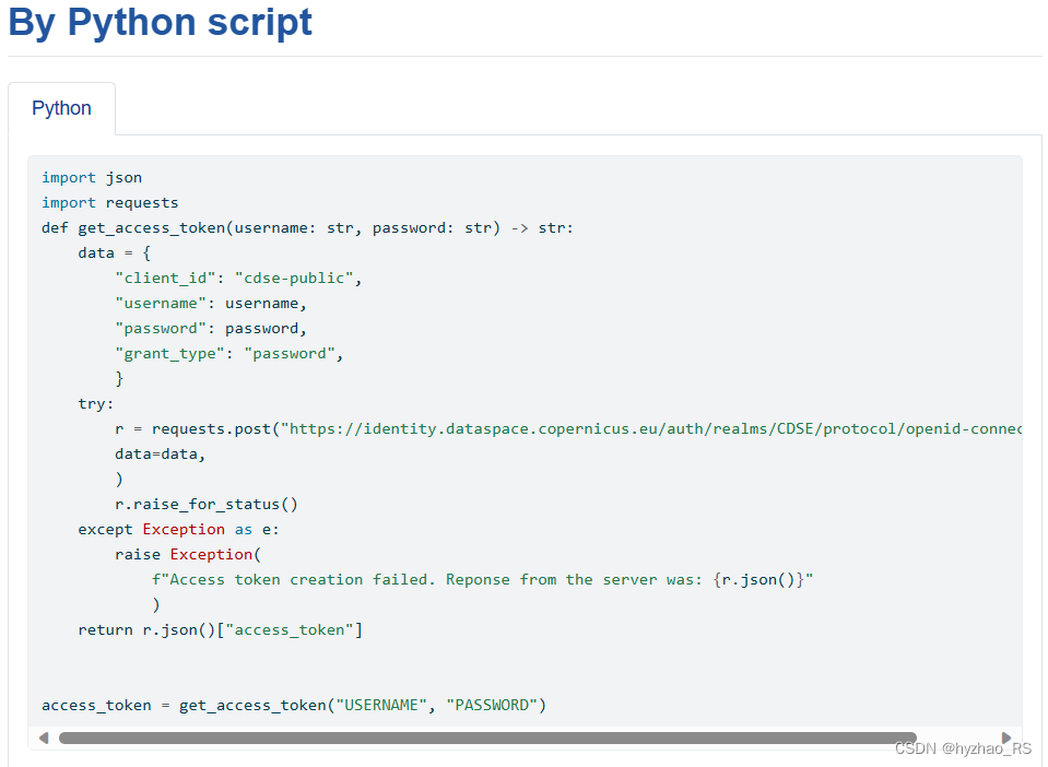 在Copernicus Data Space Ecosystem下载Sentinel数据及使用脚本检索和下载数据_copernicus ...