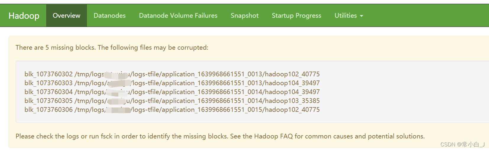 解决namenode一直处于安全模式的问题_name node is in safe mode.-CSDN博客