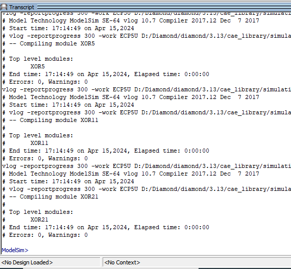 【Lattice FPGA 开发】Modelsim与Diamond联合仿真_lattice仿真-CSDN博客