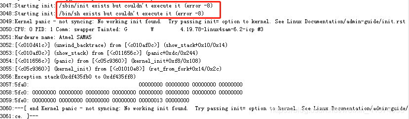 /sbin/init exists but couldn't execute it (error -8)引起的人生怀疑_run-init can't execute-CSDN博客