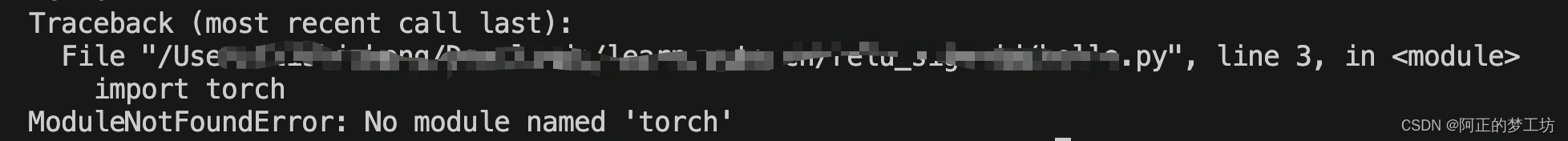 vscode中ModuleNotFoundError: No module named ‘torch‘解决方法_vscode modulenotfounderror: no module ...