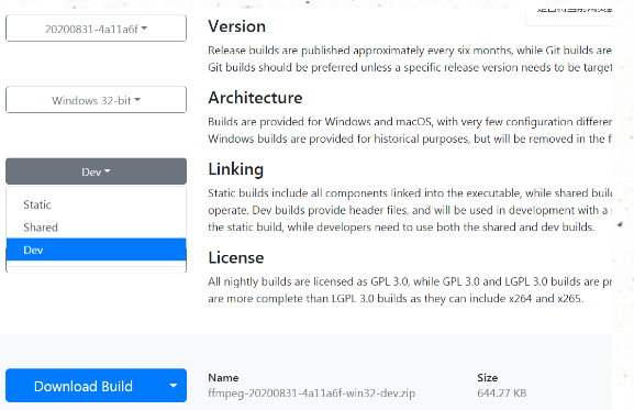 9.下载ffmpeg、使QT支持同时编译32位和64位_qt mingwg ffmpeg 32下载-CSDN博客