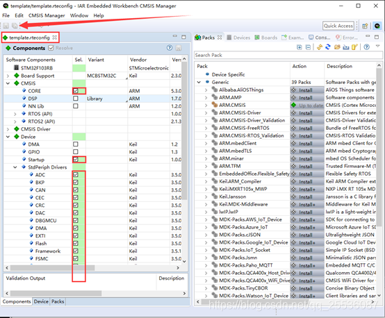 IAR(For STM32) 安装，配置，工程创建，下载，调试_iar cmsis pack-CSDN博客