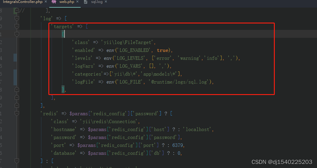 yii2 记录所有执行的sql日志到文件_yii2 记录sql日志-CSDN博客