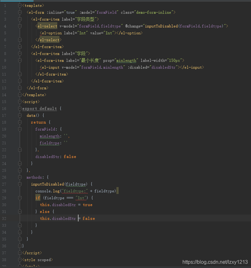 vue+element实现动态控制input禁用_vue element禁用input-CSDN博客