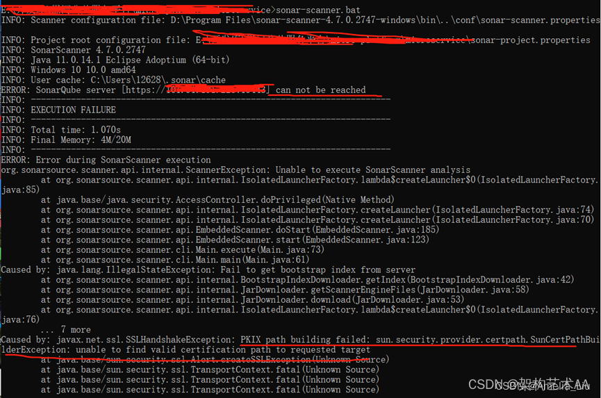 [已解决]java-sun.security.validator.ValidatorException: PKIX path building failed-CSDN博客