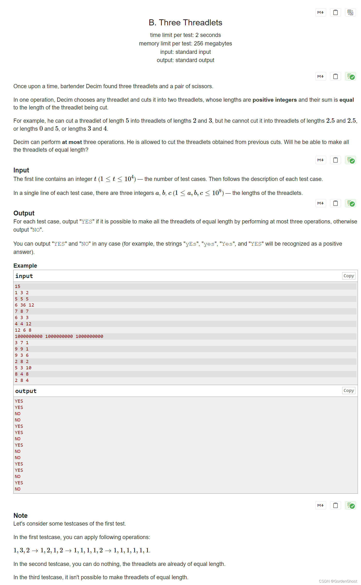 Three Threadlets(Round 903)-CSDN博客