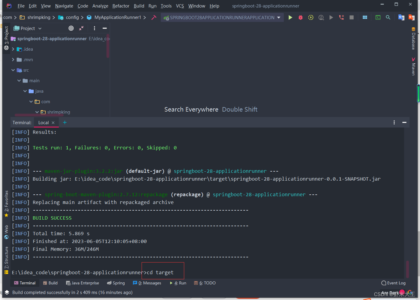 springboot 启动系统任务applicationRunner_springboot applicationrunner-CSDN博客