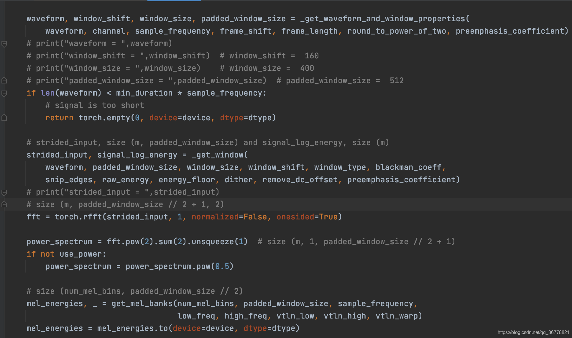 语音识别之Fbank特征提取工具的比较（kaldi、python_speech_features、torchaudio）_c++ 提取kaldi中的fbank-CSDN博客