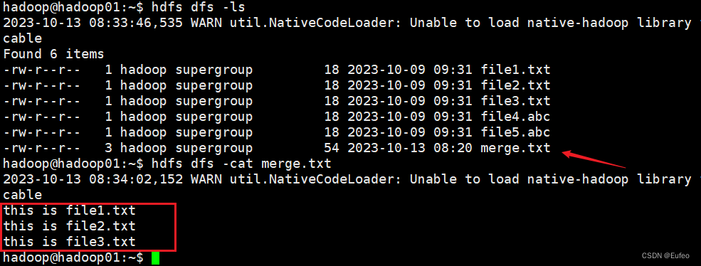 Hadoop(04) HDFS编程实践操作_使用vim编辑器,在本地linux文件系统的“ home hadoop ”目录下创建一个文件_hdfs vim-CSDN博客