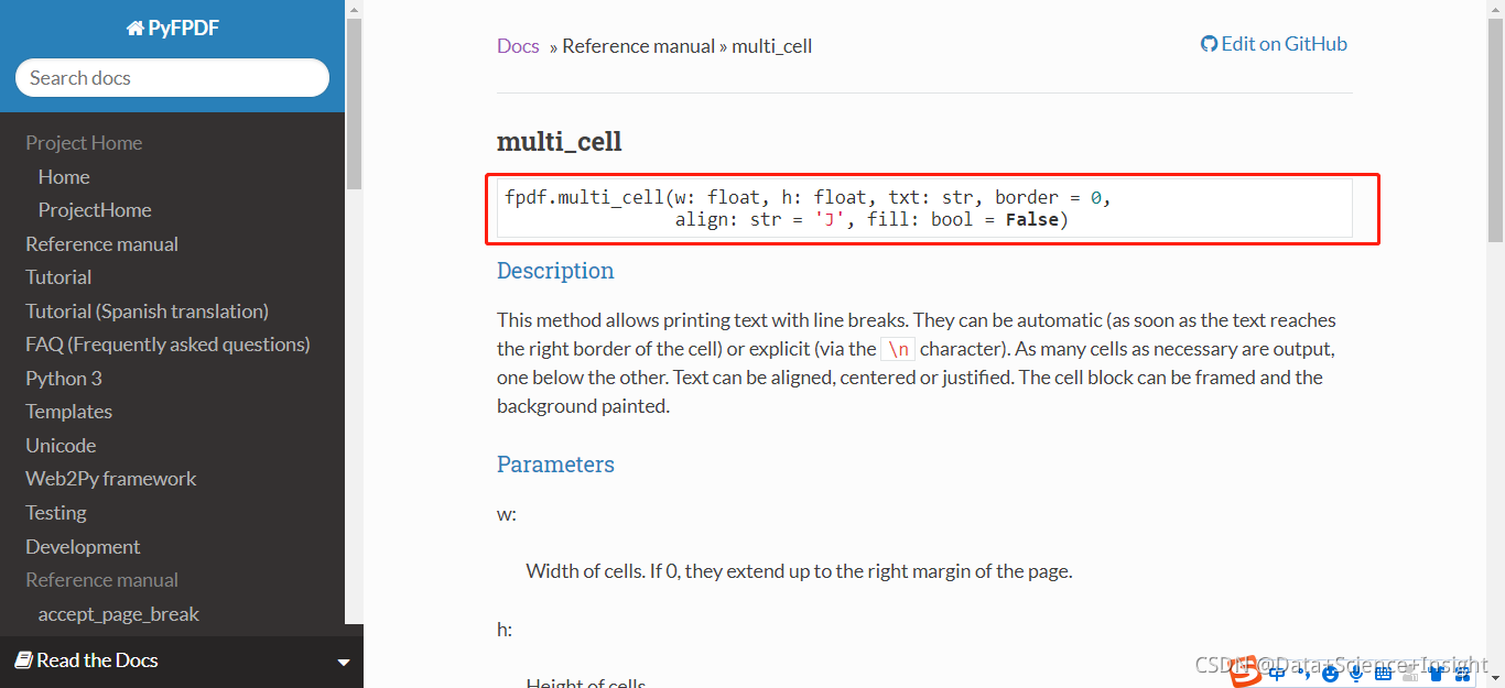 Python使用fpdf的multicell Api实现长文本写入的自动换行功能实战mrico Python Tft 换行显示文字 Csdn博客