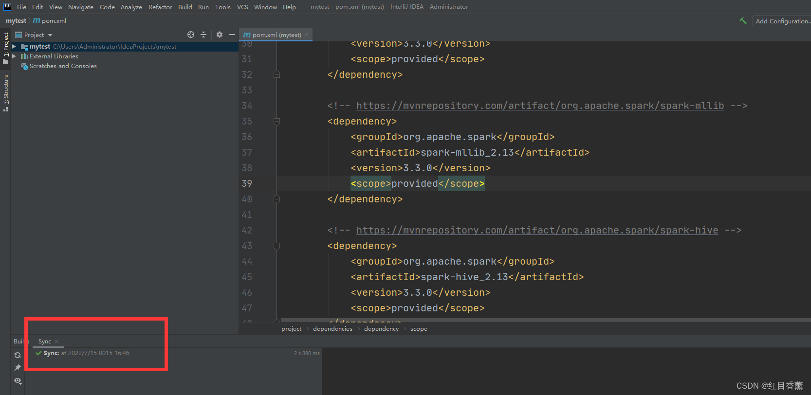 Spark高效数据分析01、idea开发环境搭建_no custom resources configured for spark.driver.-CSDN博客