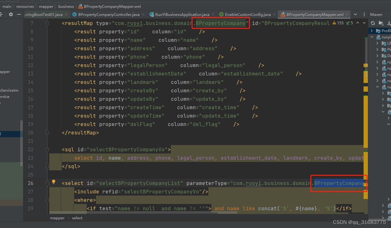 ruoyi-cloud 升级mybatis plus 报错 Invalid bound statement (not found)_ruoyi集成mybatisplus报错not found ...