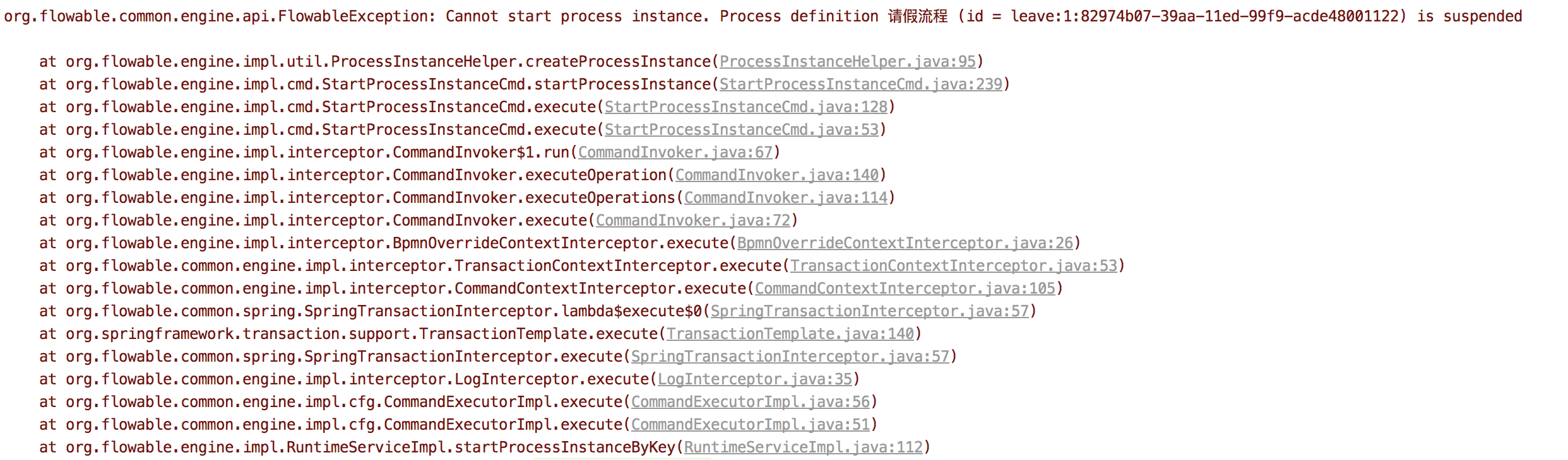 Flowable 流程实例的挂起（暂停）与激活_流程挂起-CSDN博客