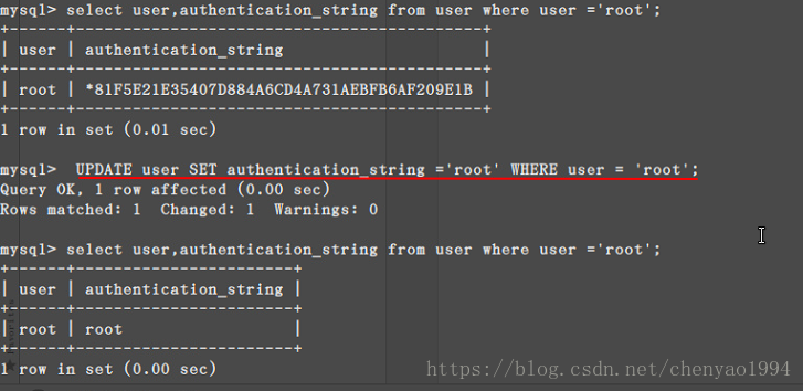 MySQL5.7更改密码时出现ERROR 1054 (42S22): Unknown column 'password' in 'field list'_安装mysql时error 1054 ...