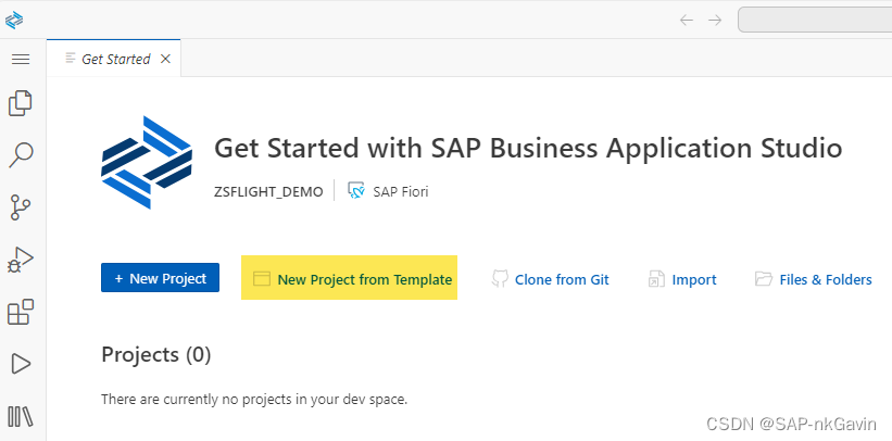 在SAP BAS中创建你的第一个Fiori项目_fiori开发教程-CSDN博客