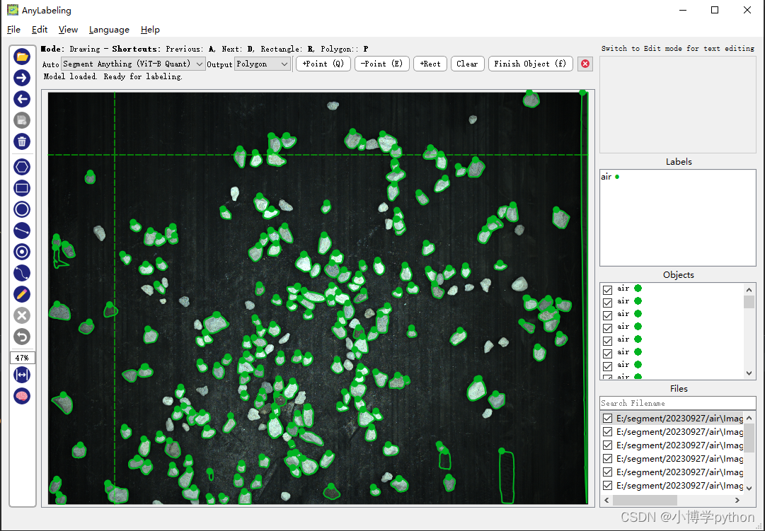 Anylabeling自动标记、转YOLO的label格式和按比例分数据集-CSDN博客