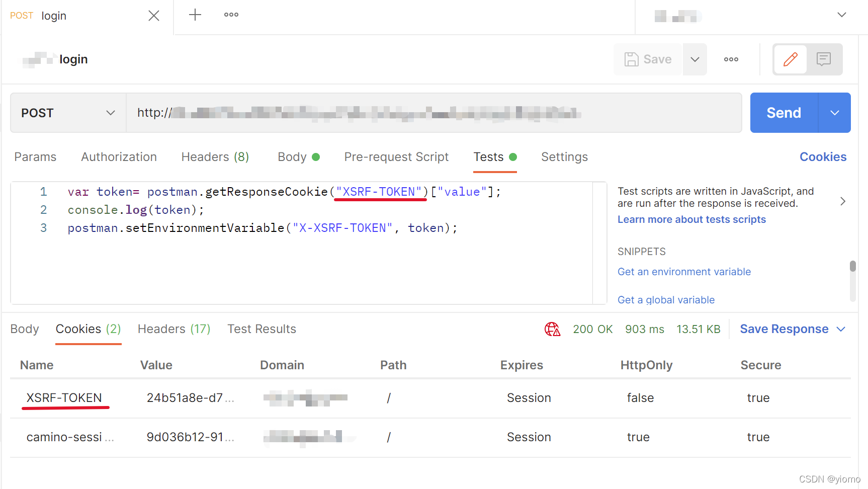 Postman - 获取cookie值，并传递给其他接口_postman如何获取登录的cookies然后进行传值-CSDN博客