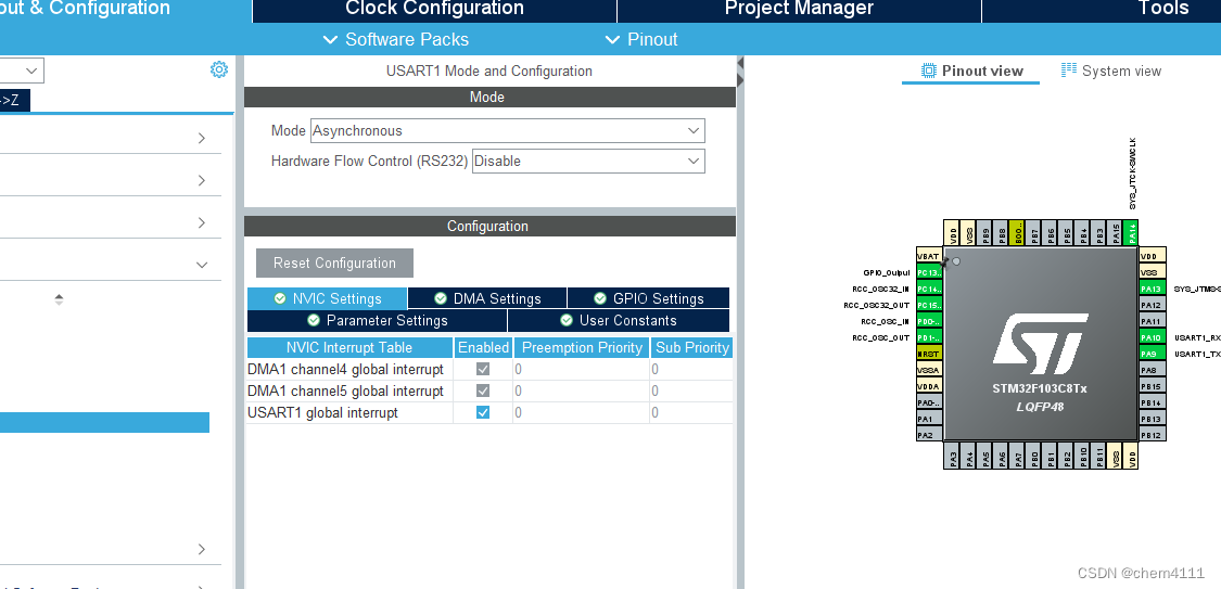 STM32CubeMX 串口数据收发_stm32cubemx stm32f103 uart4-CSDN博客