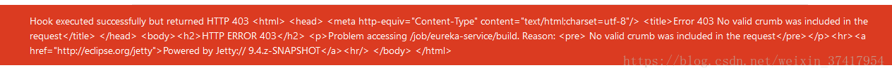 DevOps | GitLab Webhook插件测试触发Jenkins自动构建报错 Hook executed successfully but returned HTTP 403 ...