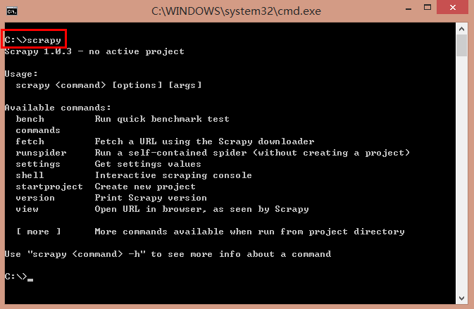 python spider 安装 package_[Python爬虫] scrapy爬虫系列 .安装及入门介绍-CSDN博客