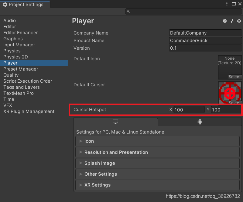 Unity游戏开发之小细节——自定义Cursor图标的中心未与鼠标单机点对齐的问题_unity cursor hotspot-CSDN博客