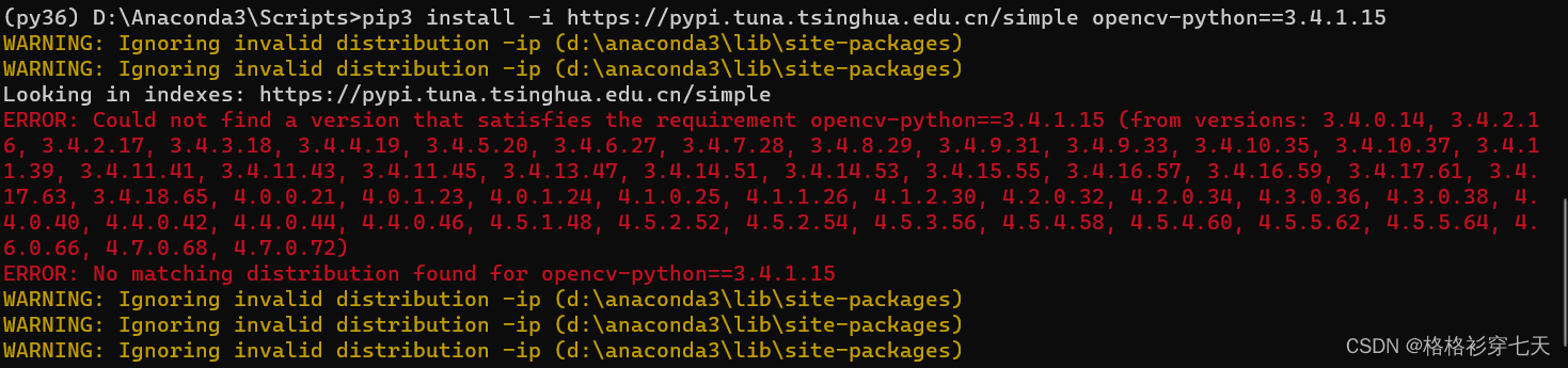 opencv-python安装失败的解决方法之一_opencv-python安装不成功-CSDN博客