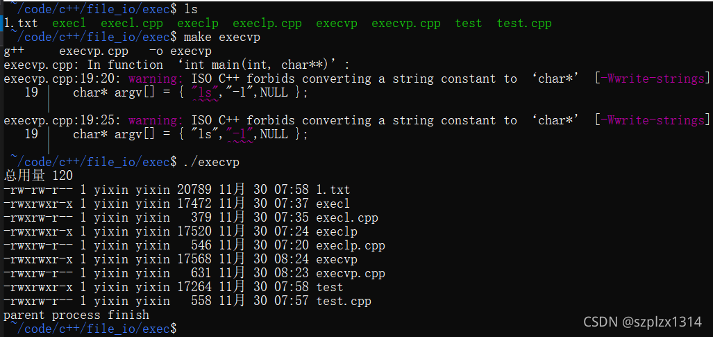 Linux系统编程-进程二_linux execv 第二个参数-CSDN博客