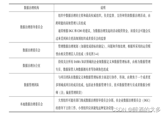 DAMA-DMBOK2重点知识整理CDGA/CDGP——第3章 数据治理_dmbok2考点梳理-第3章-CSDN博客
